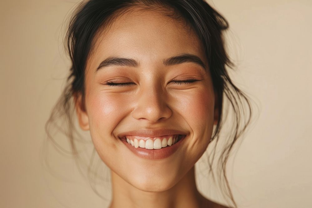 Happy face laughing dimples. | Free Photo - rawpixel