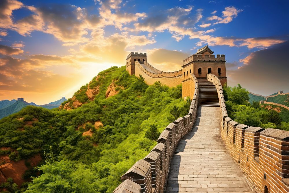 China famous landmark great wall. | Free Photo - rawpixel