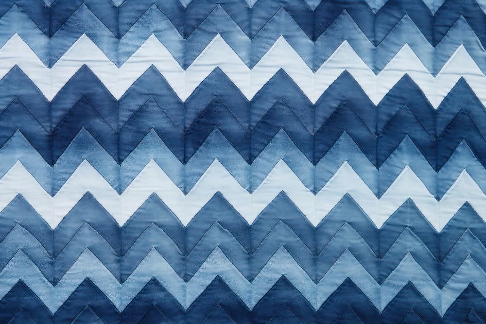 Zig zag indigo triangles shibori | Free Photo - rawpixel