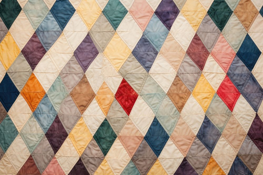Fresh diamonds quilt pattern patchwork. | Free Photo - rawpixel