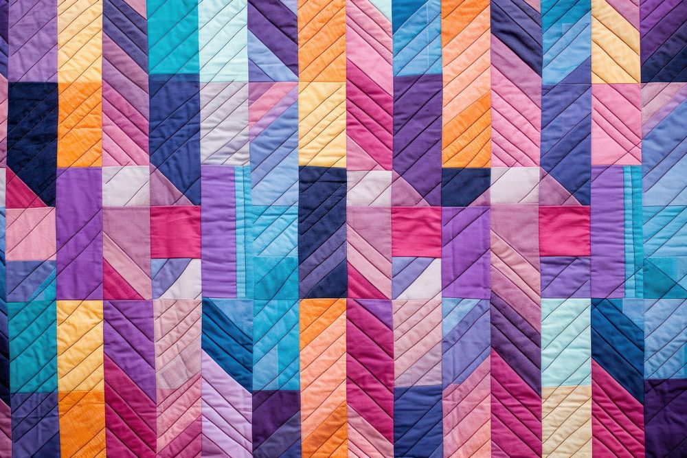 Rail fence quilt pattern patchwork. | Free Photo - rawpixel
