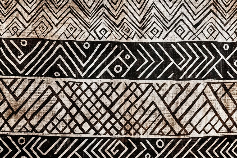 Seamless tribal block print pattern | Free Photo - rawpixel