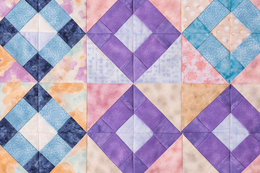 Shoo fly quilt block pattern | Free Photo - rawpixel