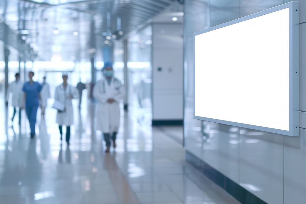 Sign mockup hospital architecture accessories. | Premium Photo - rawpixel