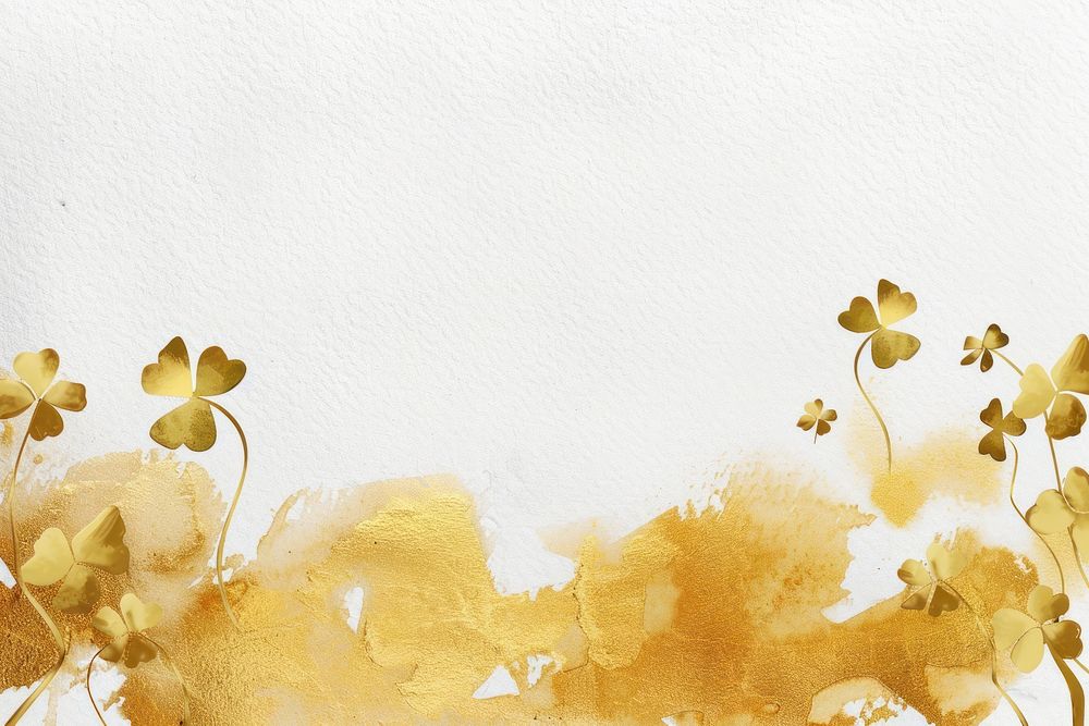 Clover leaves border frame paper | Free Photo Illustration - rawpixel