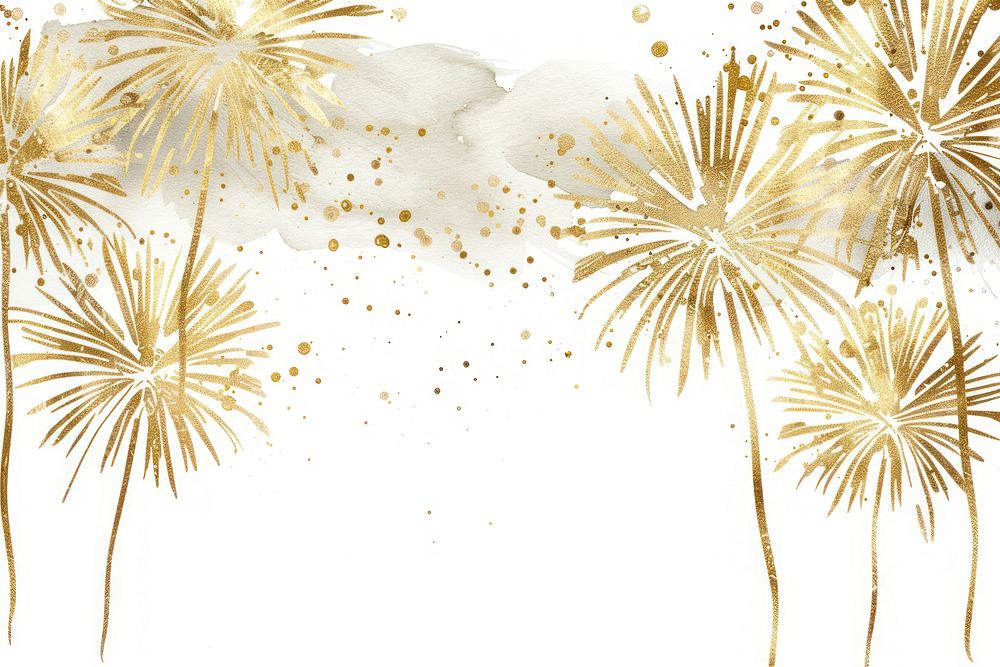 Fireworks border frame chandelier dandelion | Free Photo Illustration ...