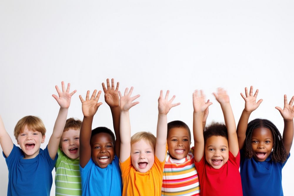 Kids making high five happy | Premium Photo - rawpixel