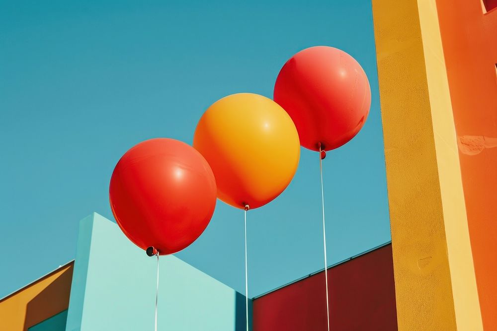 Balloons architecture celebration outdoors. | Free Photo - rawpixel