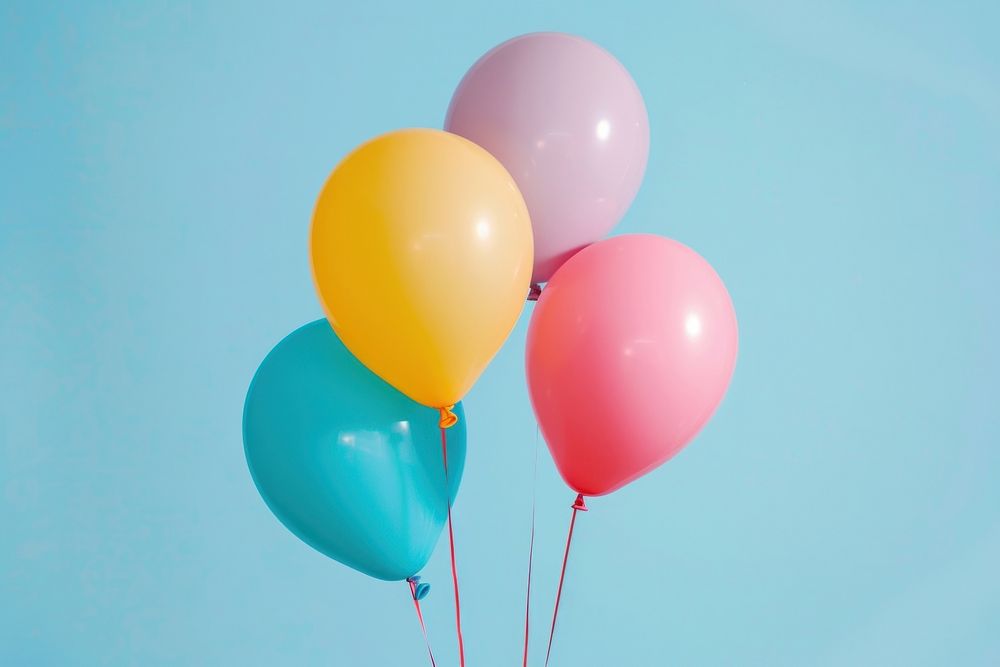Primary color balloons anniversary celebration | Free Photo - rawpixel