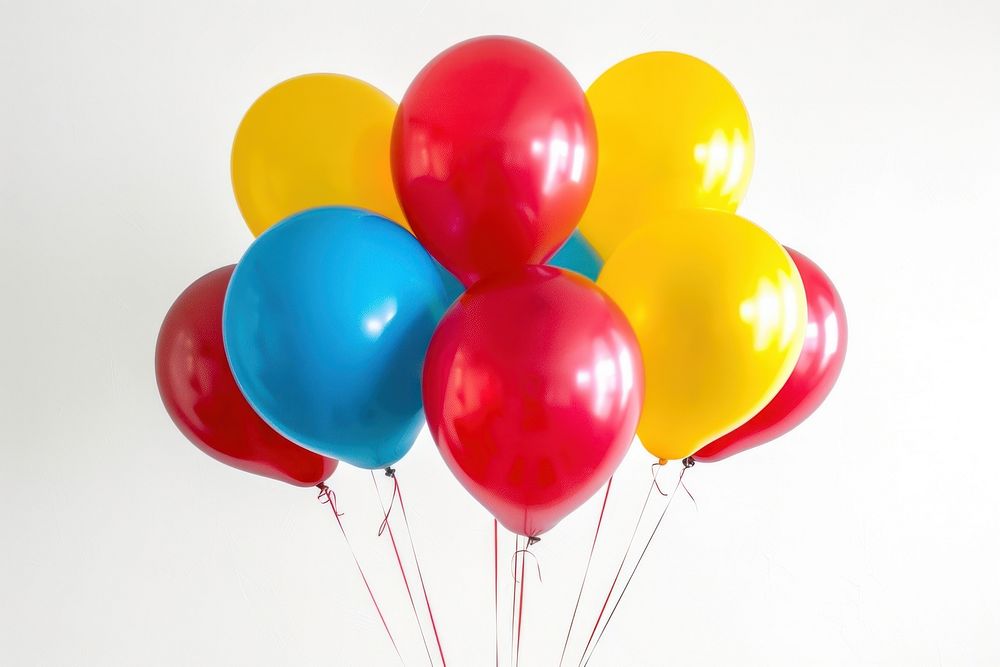 Primary color balloons anniversary celebration | Premium Photo - rawpixel