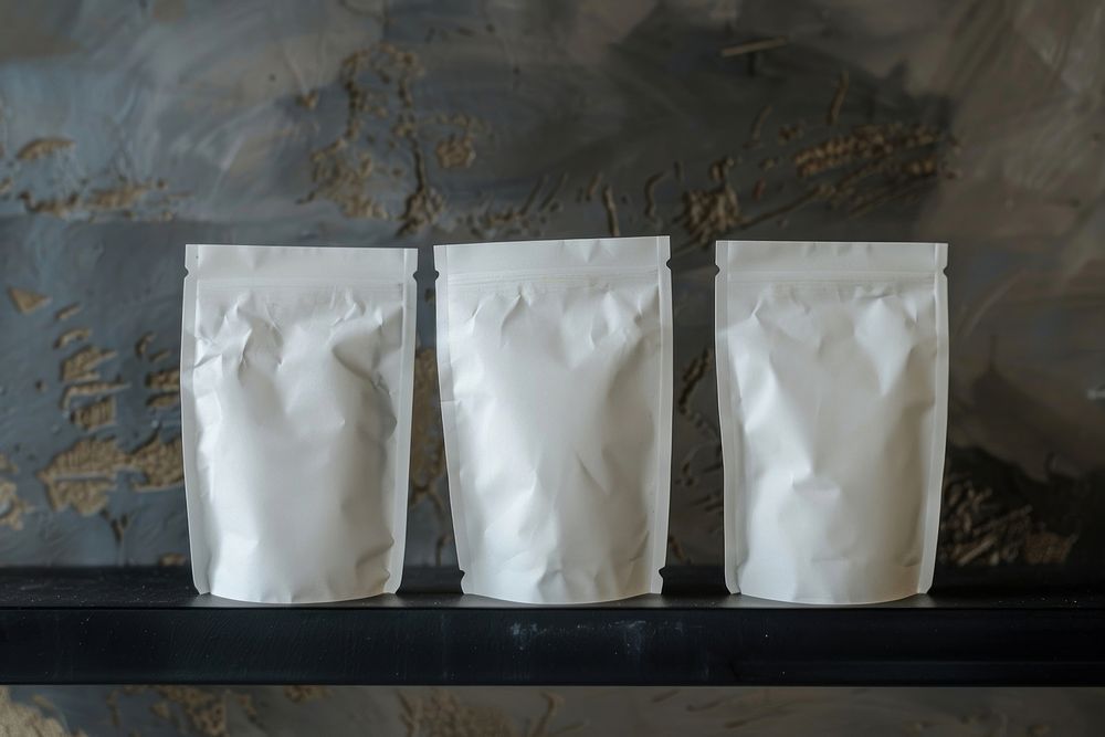 Paper pouchs mockup food powder. | Free Photo - rawpixel