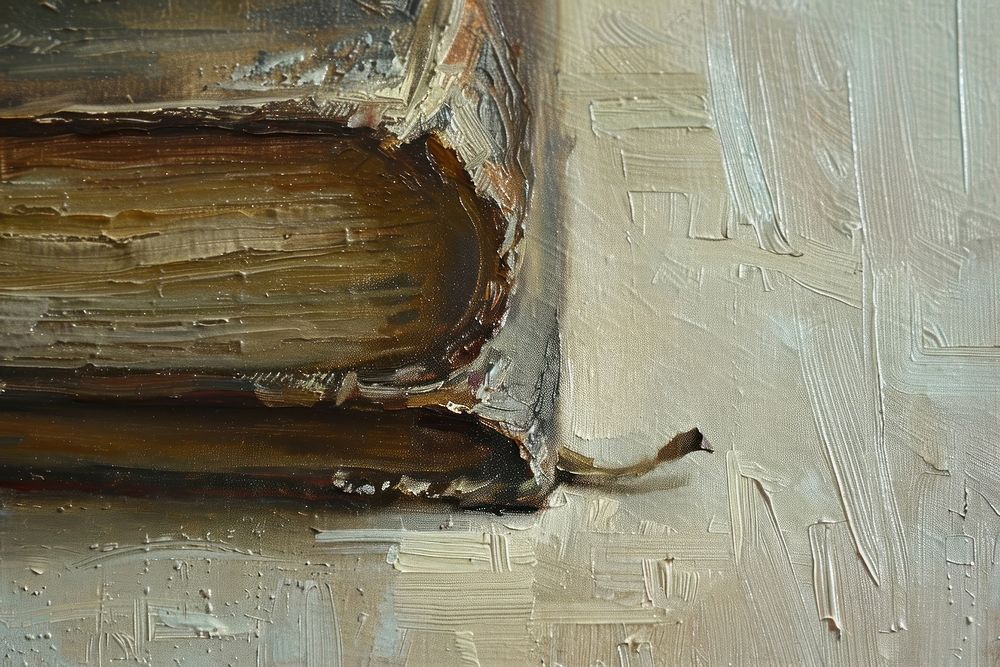 Oil painting close pale book | Premium Photo Illustration - rawpixel