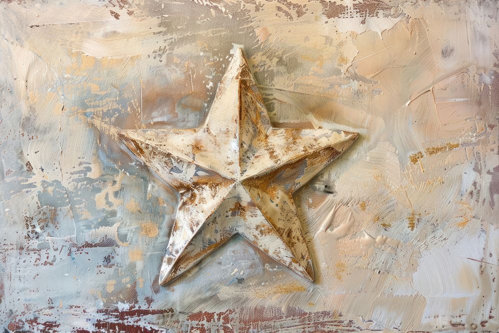 Oil painting close pale star | Free Photo Illustration - rawpixel