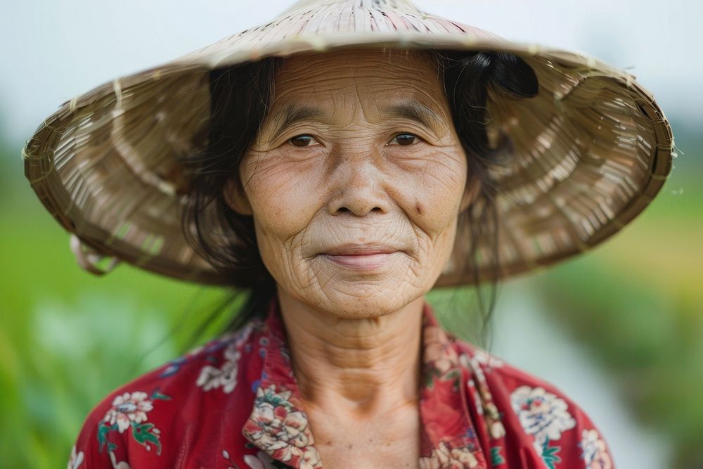 Portait asian farmmer woman shoulder | Premium Photo - rawpixel