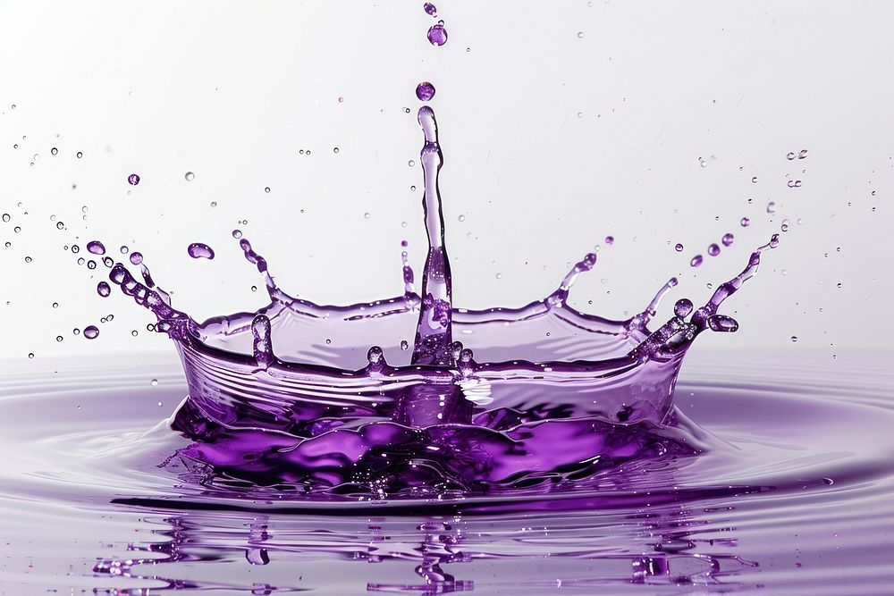 Purple water splash outdoors droplet | Free Photo - rawpixel