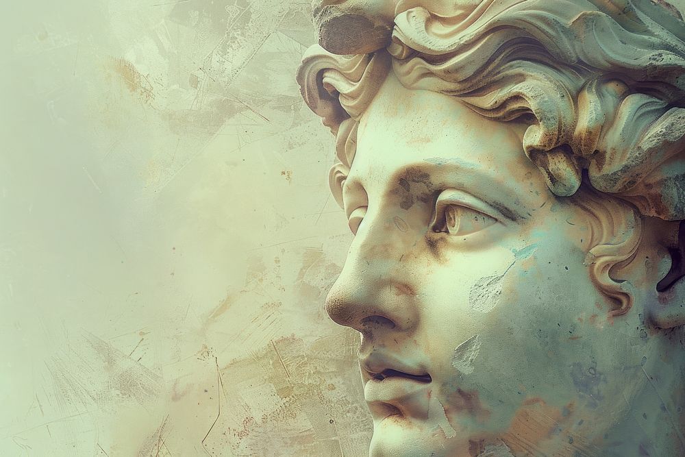 Oil painting clsoe pale Greek | Free Photo Illustration - rawpixel