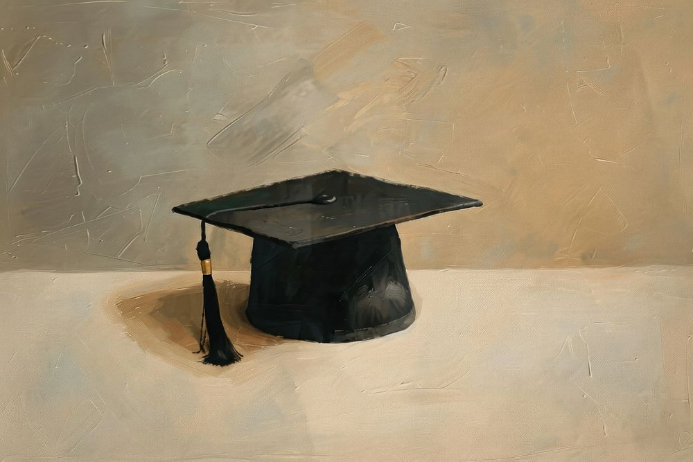 Graduation painting art intelligence. | Premium Photo Illustration ...