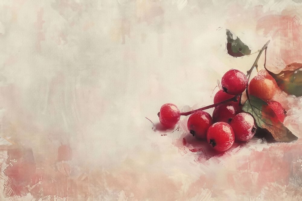 Close pale berry backgrounds painting | Free Photo Illustration - rawpixel