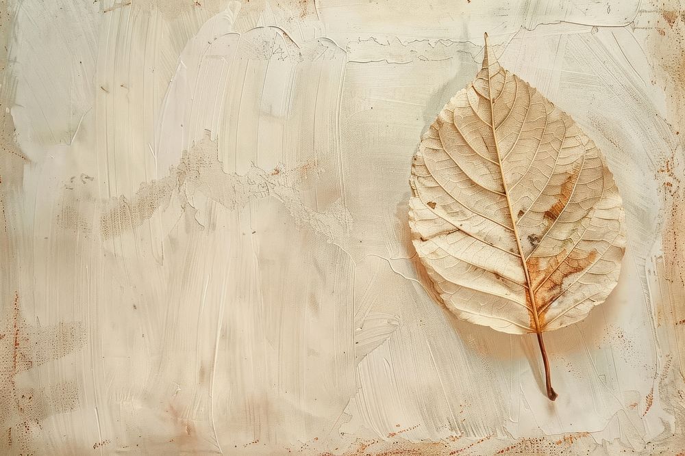 Close pale leaf backgrounds painting | Premium Photo Illustration - rawpixel