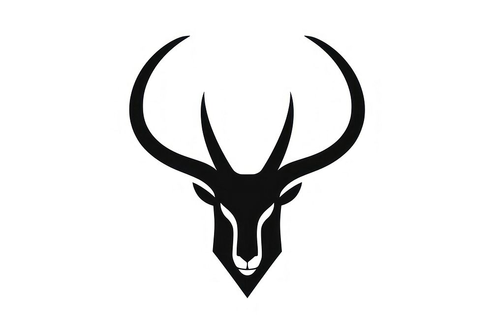 Silhouette flat vector blackbuck Animal | Premium Photo Illustration ...