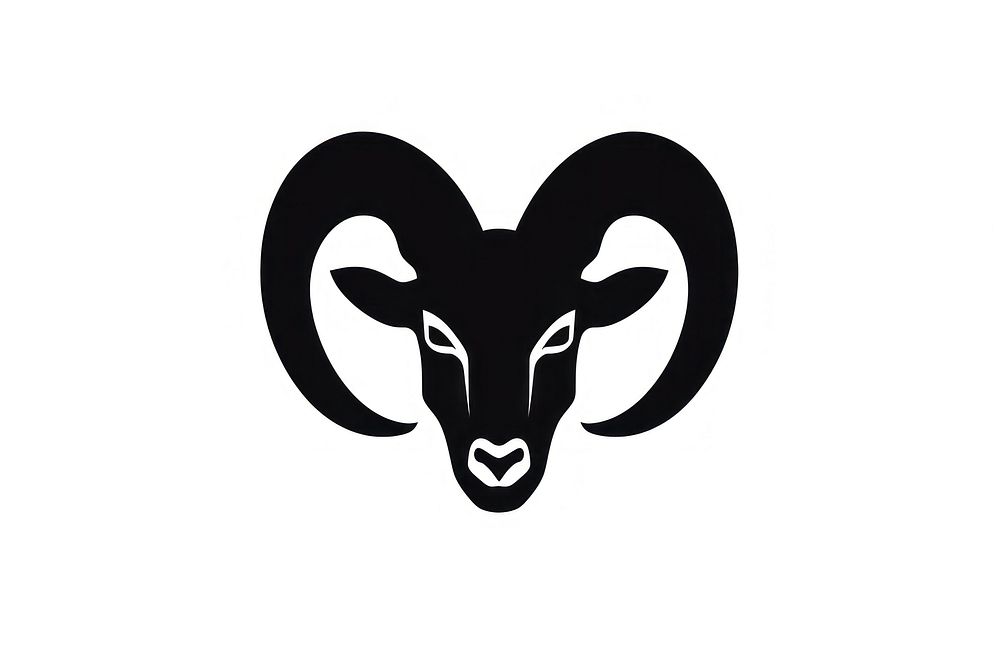 Silhouette flat vector mouflon Animal | Premium Photo Illustration ...