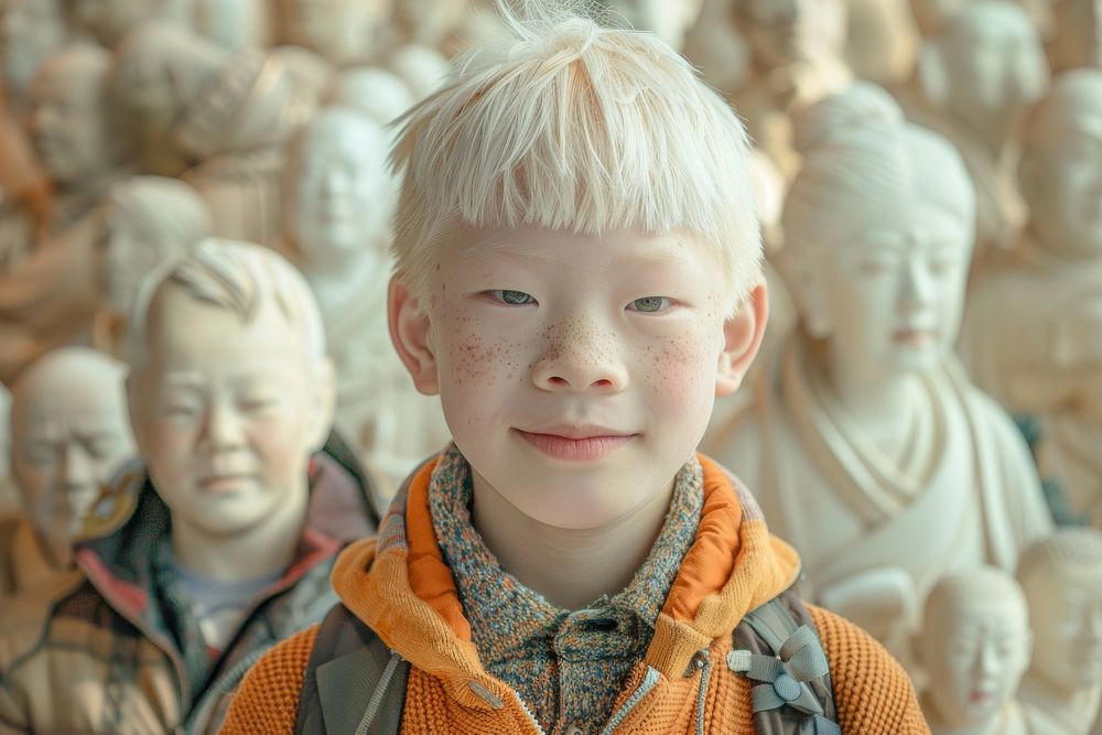 Albinism portrait child adult. | Free Photo - rawpixel