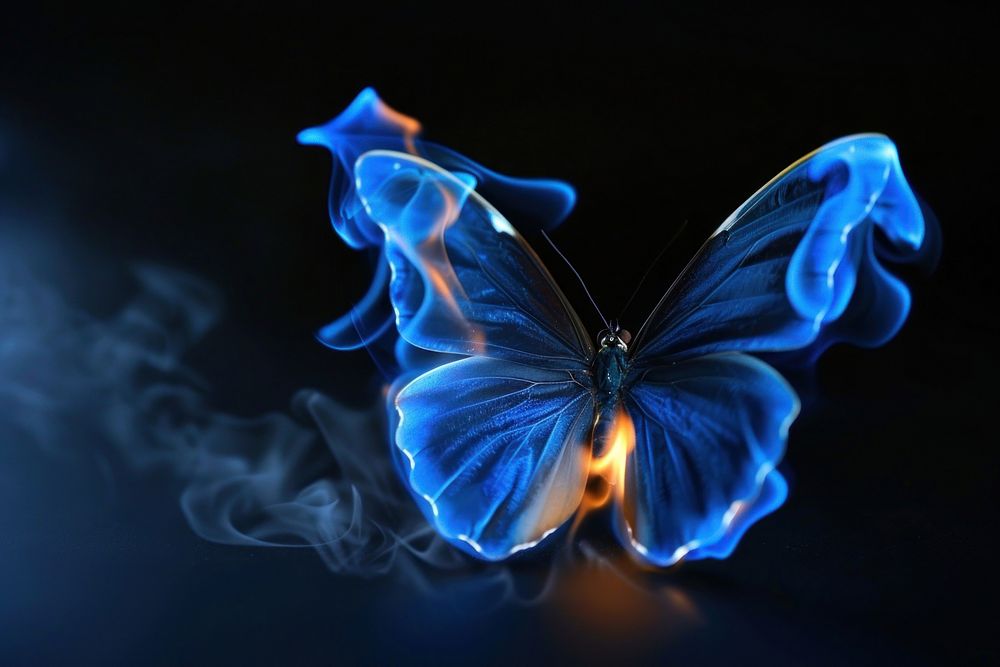 Butterfly fire flame animal insect | Premium Photo - rawpixel