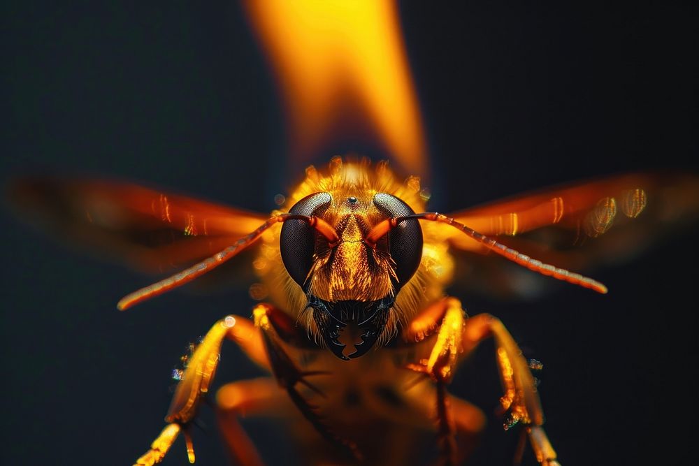 Insect fire flame animal hornet | Premium Photo - rawpixel