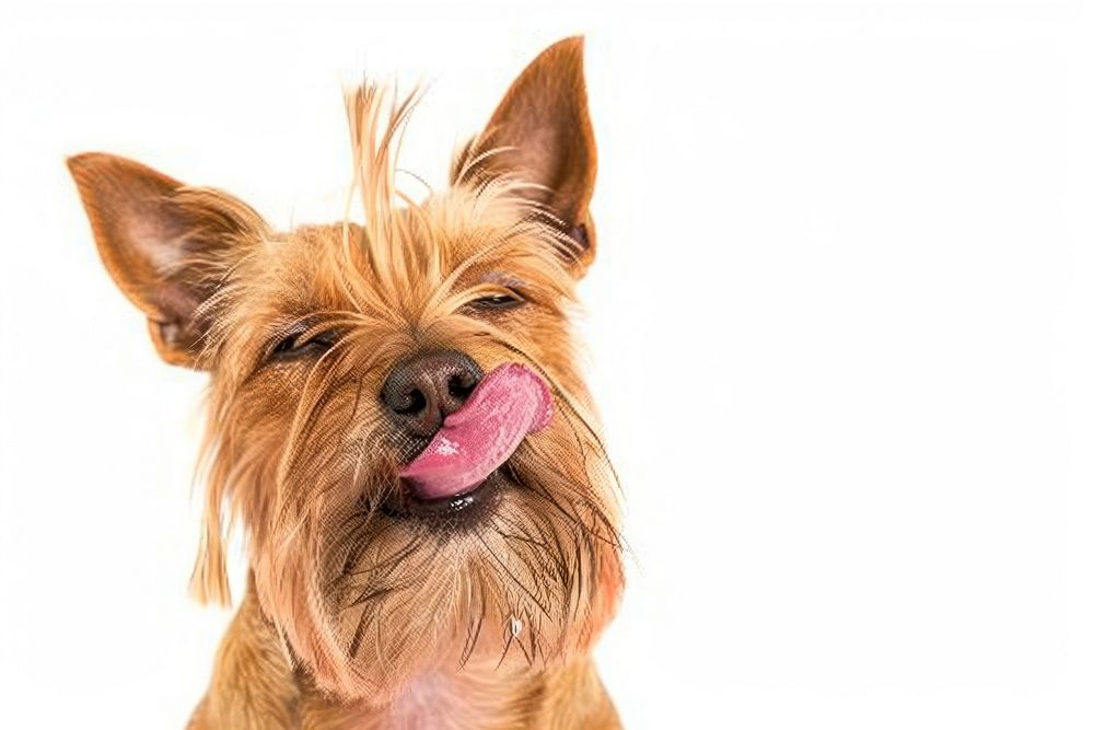 Terrier dog Licking face terrier | Premium Photo - rawpixel