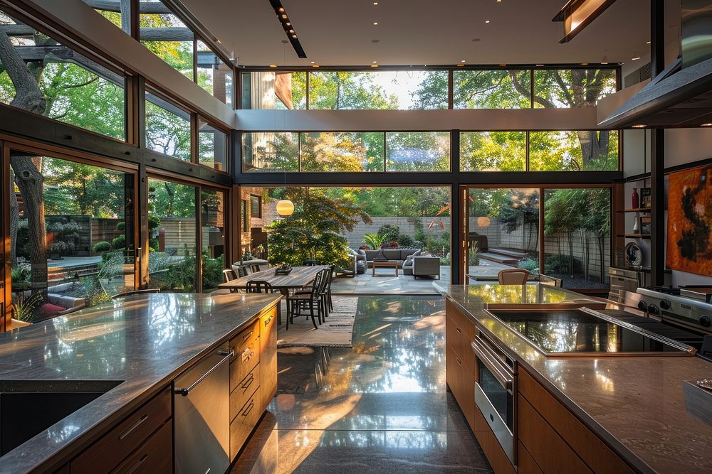 Modern kitchen interior design architecture | Free Photo - rawpixel