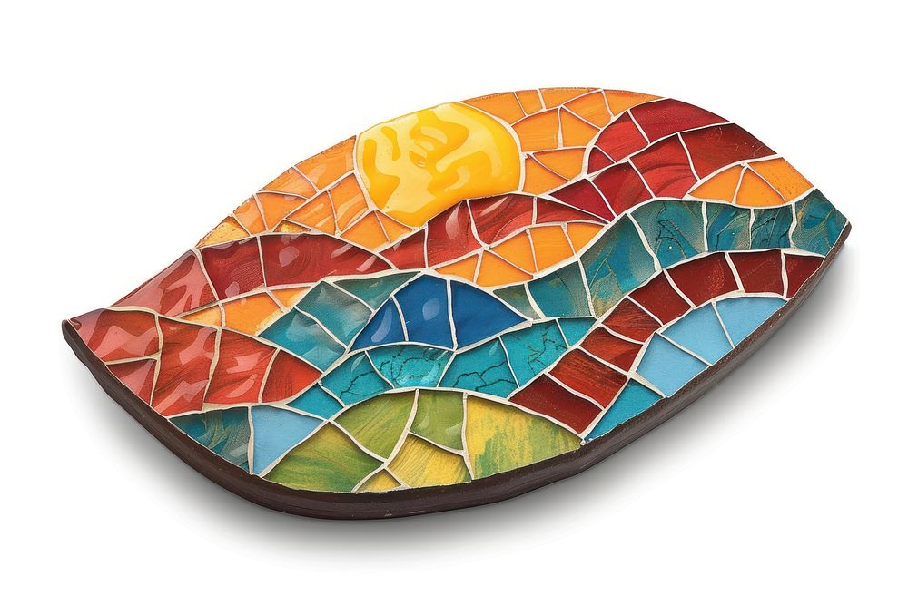 Mosaic tiles countryside nature shape | Free Photo - rawpixel