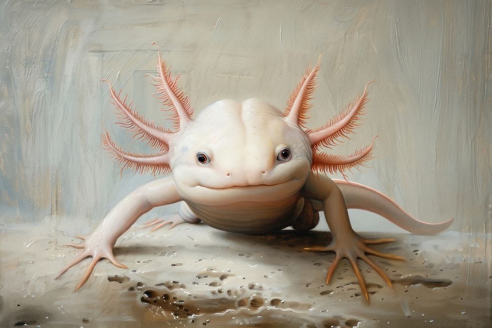 Axolotl animal representation salamander. | Premium Photo Illustration ...