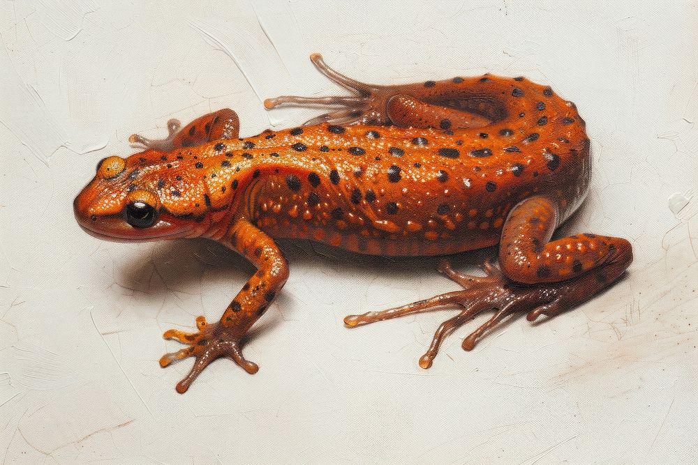 Newt salamander amphibian wildlife. | Free Photo Illustration - rawpixel