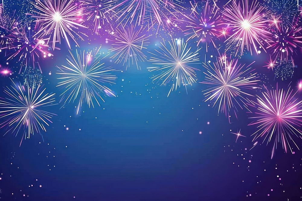 Fireworks top border solid background | Premium Photo Illustration ...