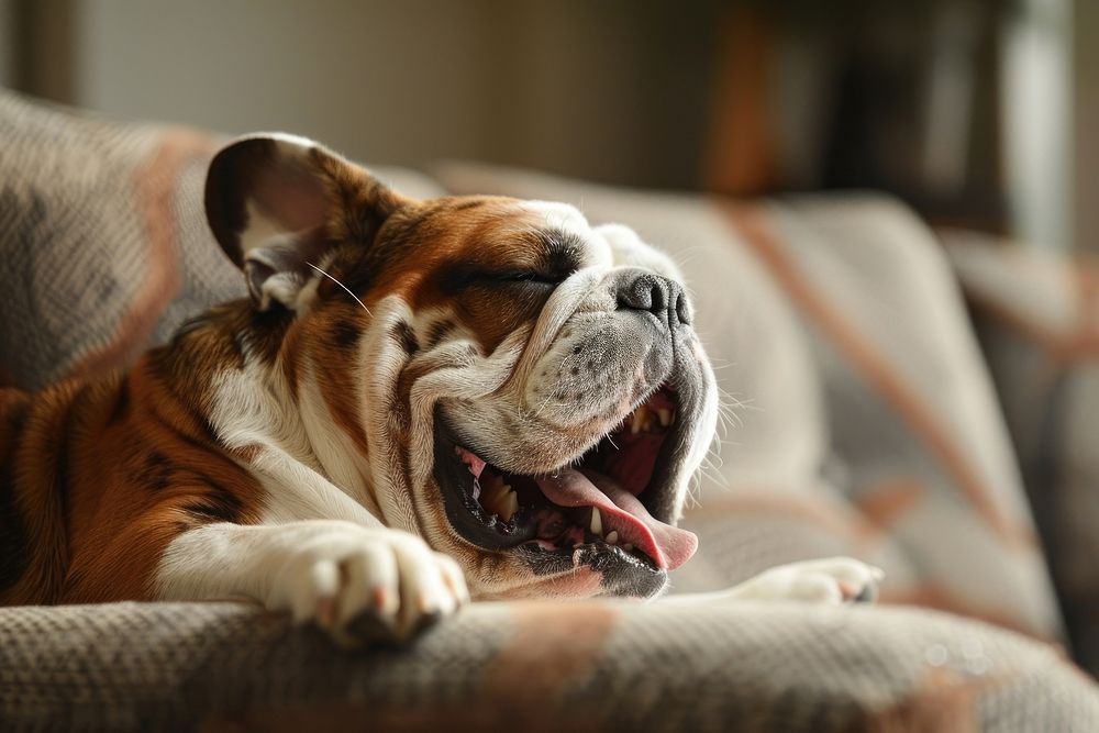 Bulldog yawning bulldog pitbull animal. | Free Photo - rawpixel