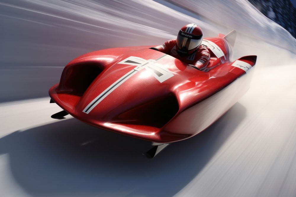 Bobsleigh team riding high speed | Premium Photo - rawpixel