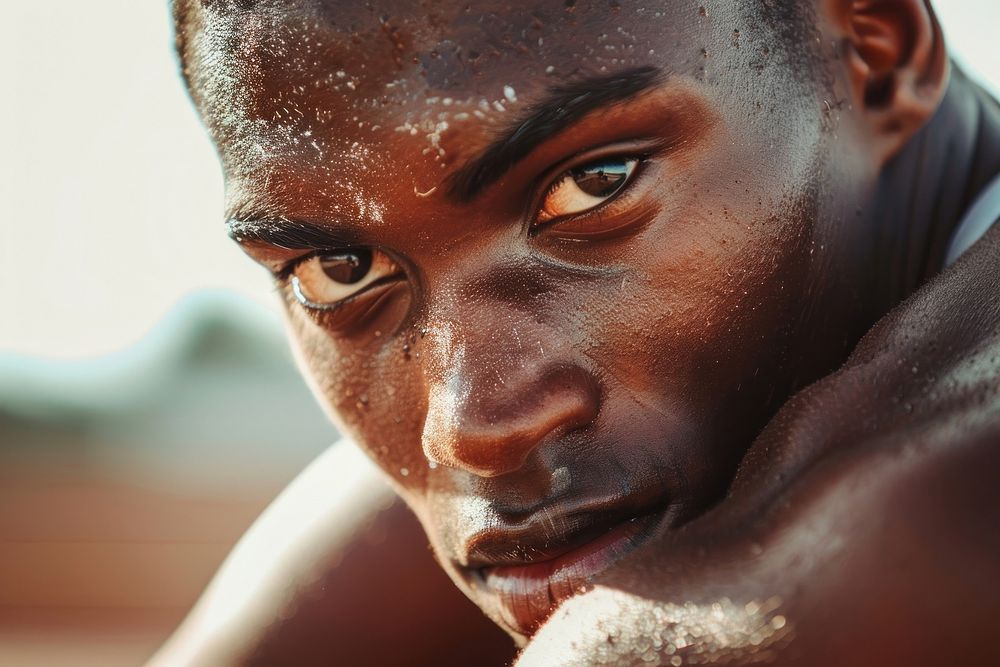 African american male shoulder face | Free Photo - rawpixel