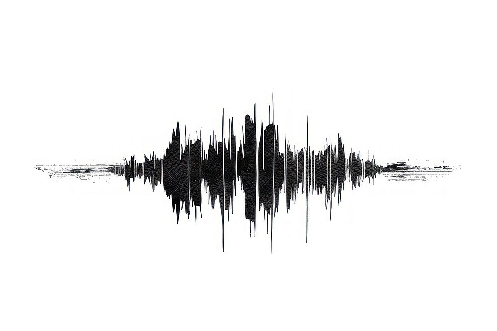Sound wave silhouette art illustrated | Free Photo Illustration - rawpixel