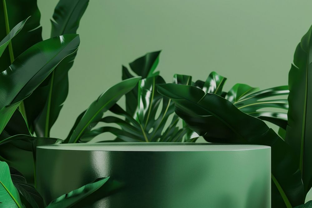Green podium vegetation planter pottery | Free Photo Illustration ...