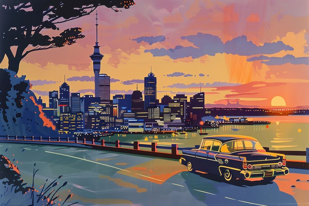 City car architecture cityscape | Free Photo Illustration - rawpixel