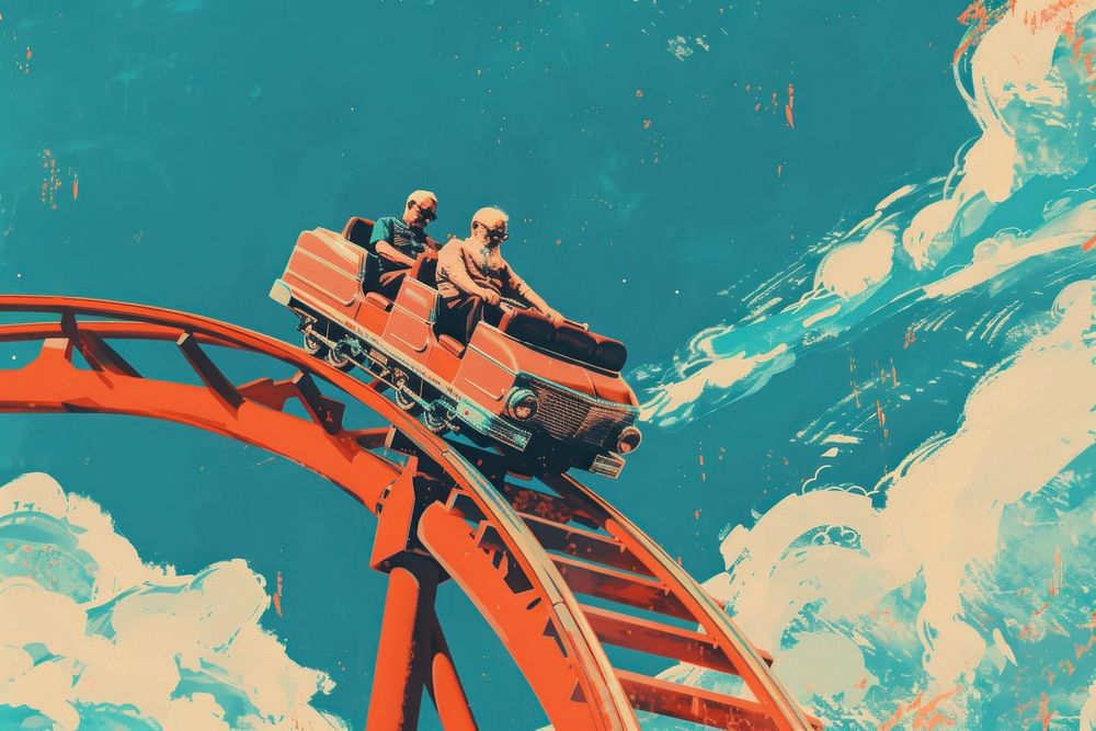 Vehicle coaster adult man. | Free Photo Illustration - rawpixel