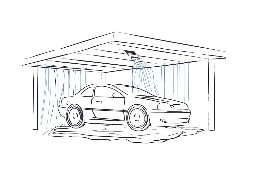 Car wash transportation illustrated automobile. | Free Photo ...