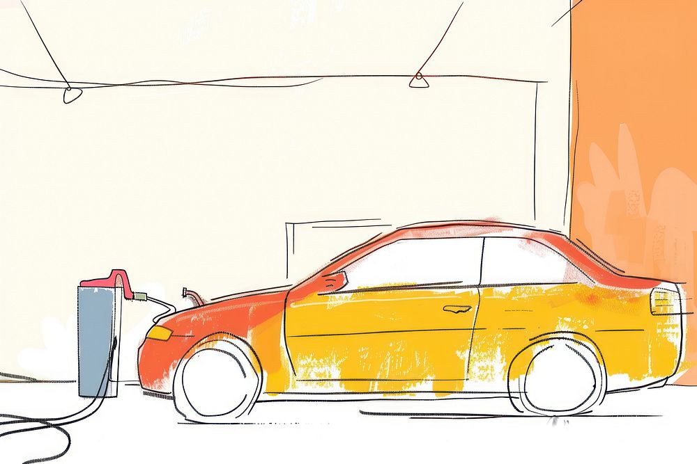 Car wash transportation illustrated automobile. | Free Photo ...