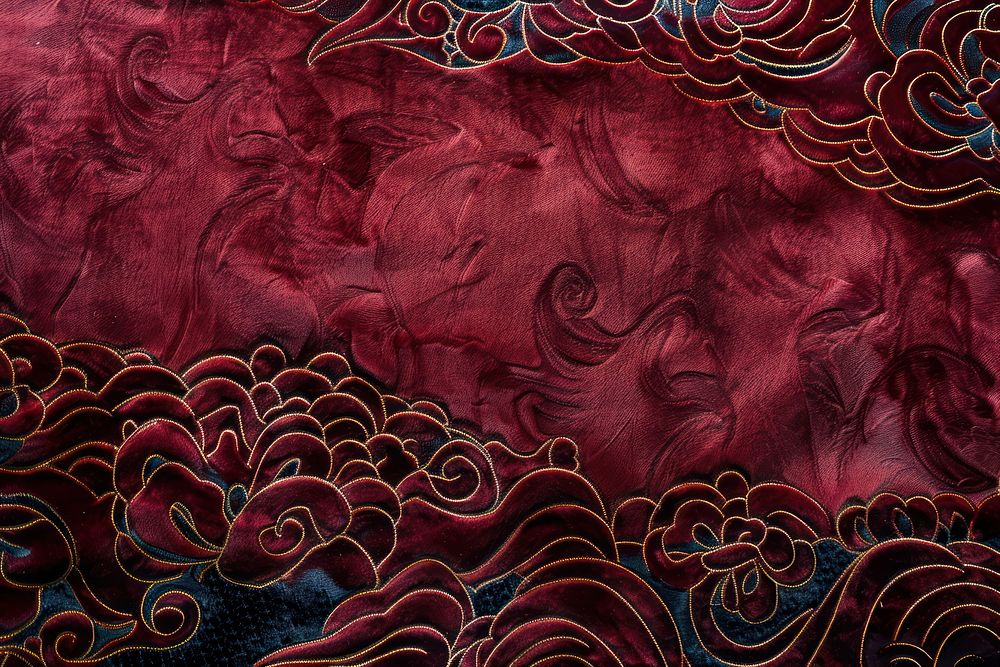 Japanese red velvet pattern texture | Premium Photo - rawpixel