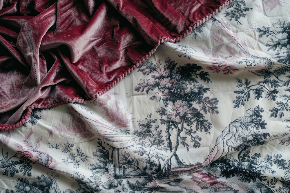 Roman toile pattern texture velvet | Free Photo - rawpixel