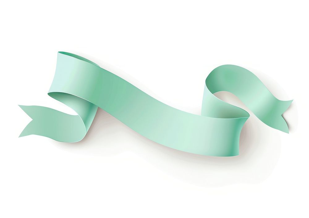 Light green gradient vector Ribbon | Free Photo Illustration - rawpixel