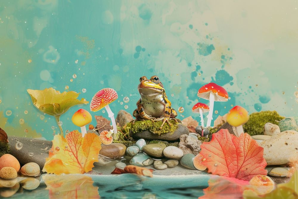 A frog invertebrate amphibian wildlife. | Free Photo Illustration ...