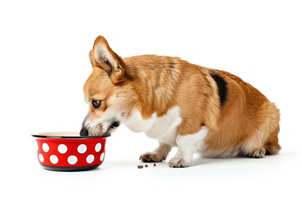 Corgi bowl animal canine. | Free Photo - rawpixel
