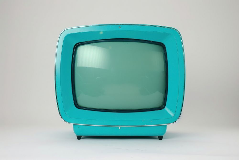 Retro Teal Blue TV electronics | Free Photo - rawpixel