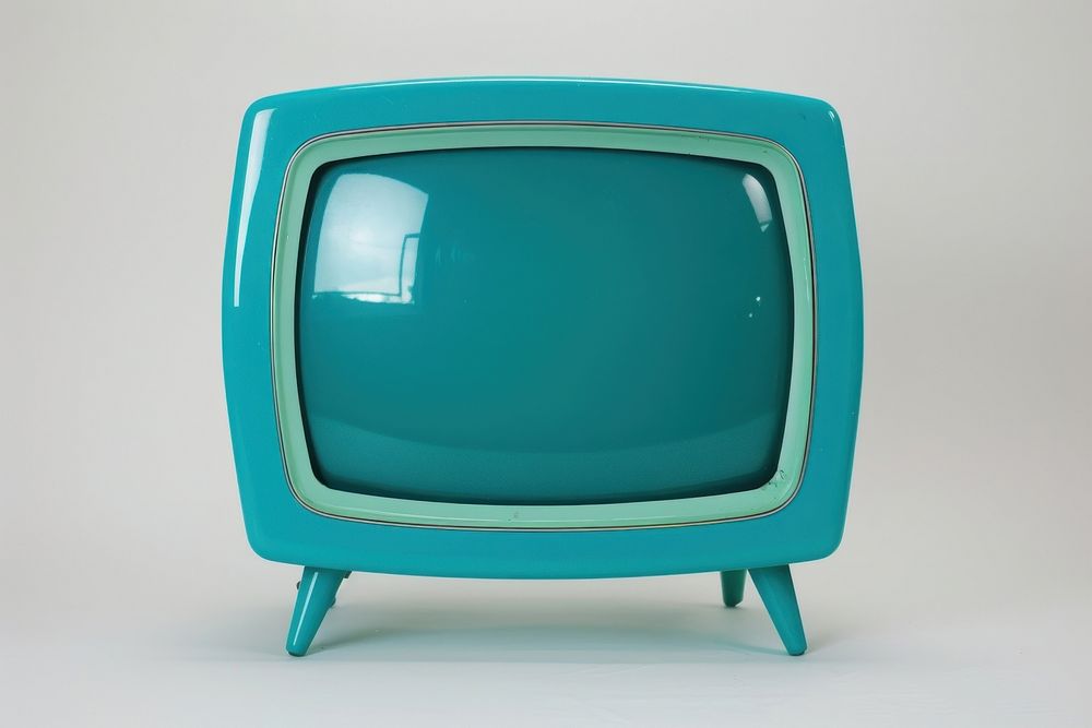 Retro Teal Blue TV electronics | Free Photo - rawpixel